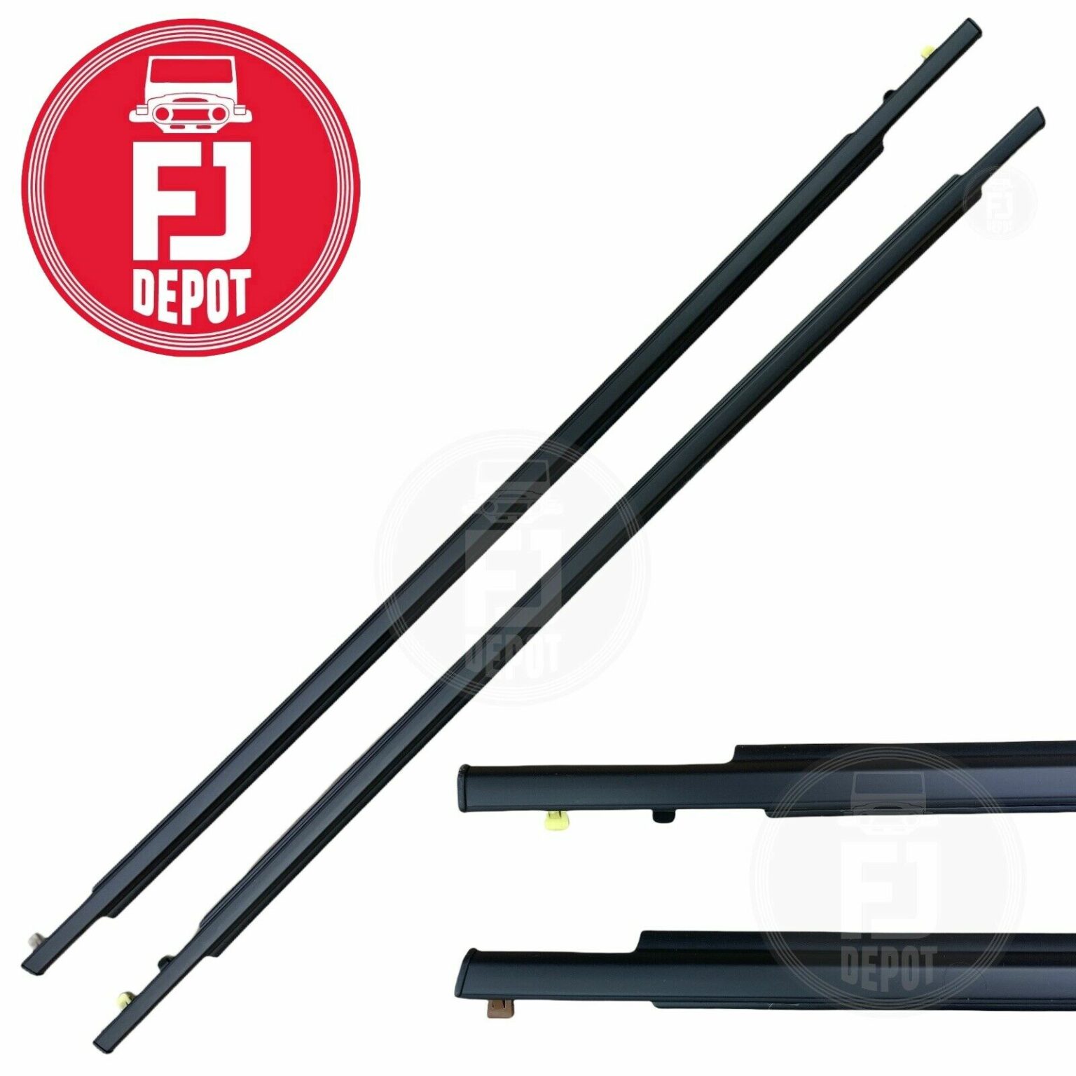 WINDOW WEATHERSTRIP FELT FJ CRUISER OUTER LH RH SET TOYOTA OEM GENUINE ...