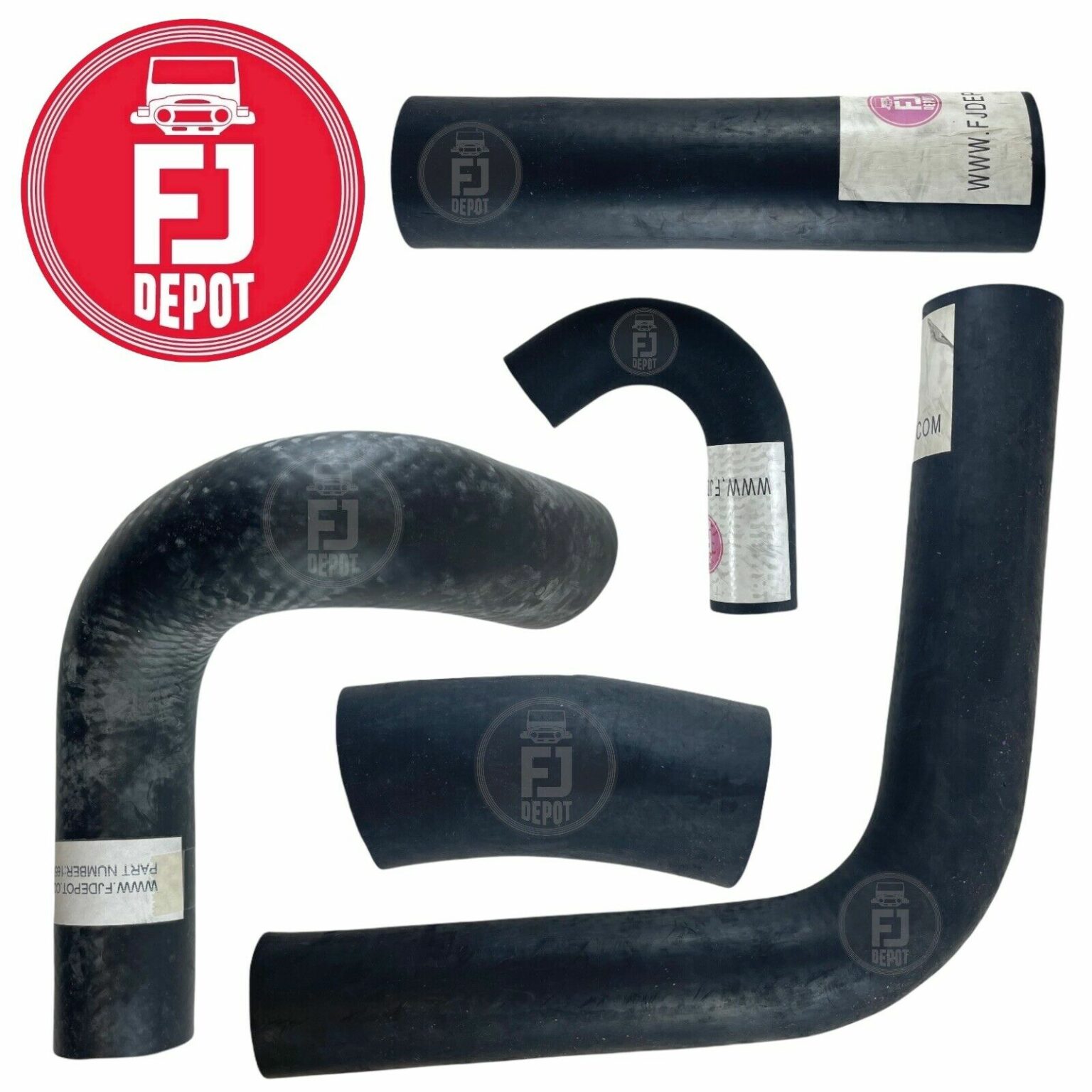 RADIATOR HOSE SET FOR LAND CRUISER FJ40 FJ45 2F 1969 - 1979 FJ682993 ...