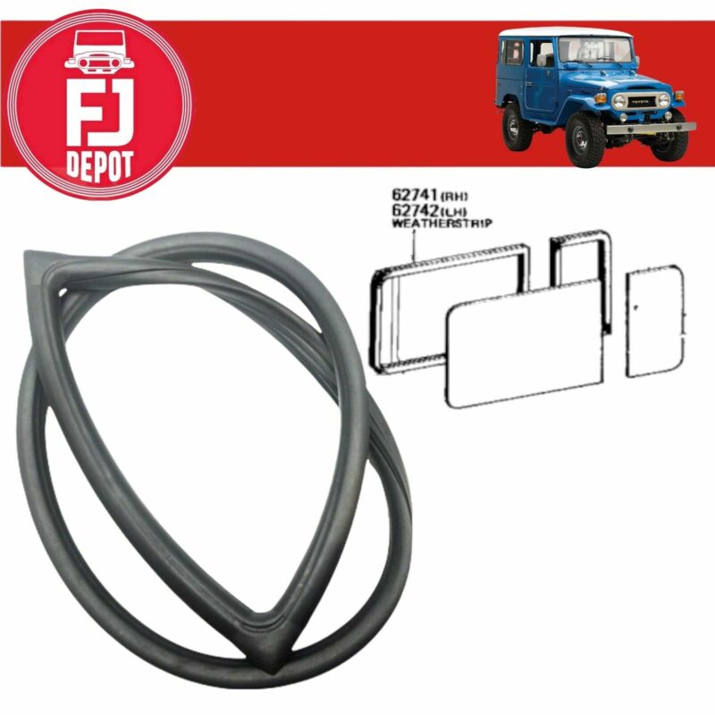 TOYOTA LAND CRUISER FJ40 BJ40 WEATHERSTRIP SIDE QUARTER WINDOW RH + LH 62741-90303 | FJ Depot